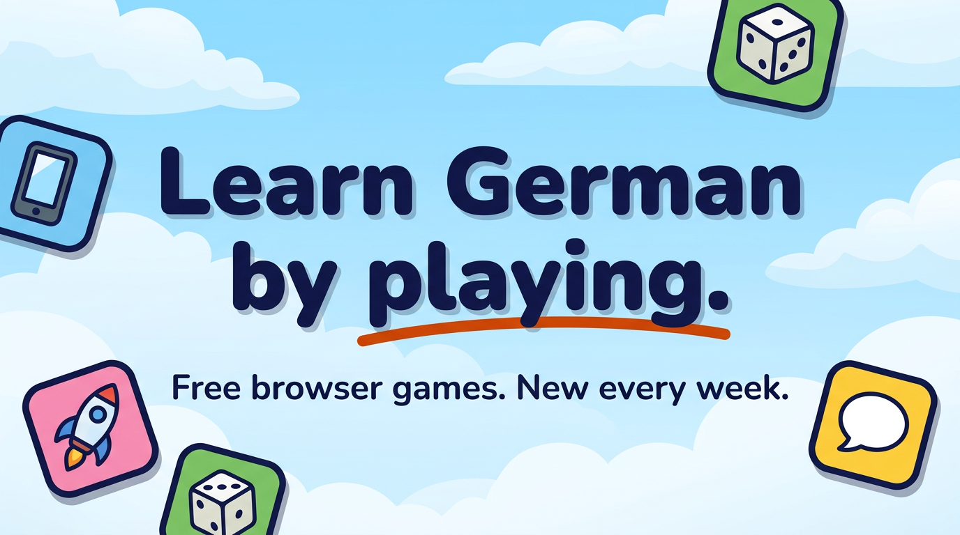 Free German Learning Games | Deutschable